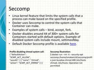 Docker Security Overview | PPTX