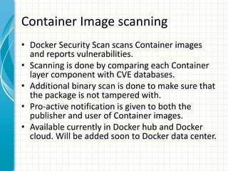 Docker Security Overview | PPTX