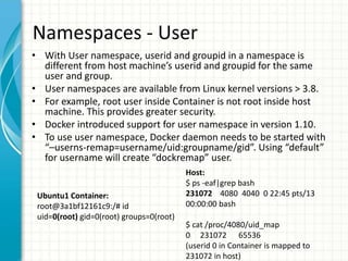 Docker Security Overview | PPTX