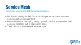 Docker microservices and the service mesh | PDF