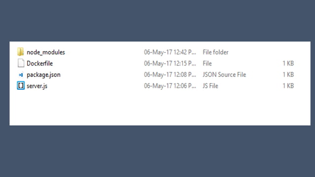 Docker + Node "hello world" Application | PPT | Free Download