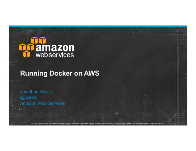 Docker on AWS OpsWorks | PPT