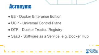 Docker on docker leveraging kubernetes in docker ee | PPT