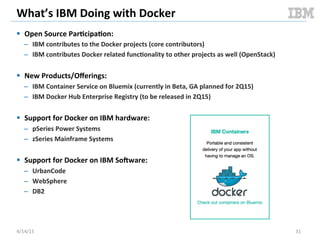 Docker Overview - Rise of the Containers | PPT