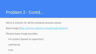 Docker practical solutions | PPT