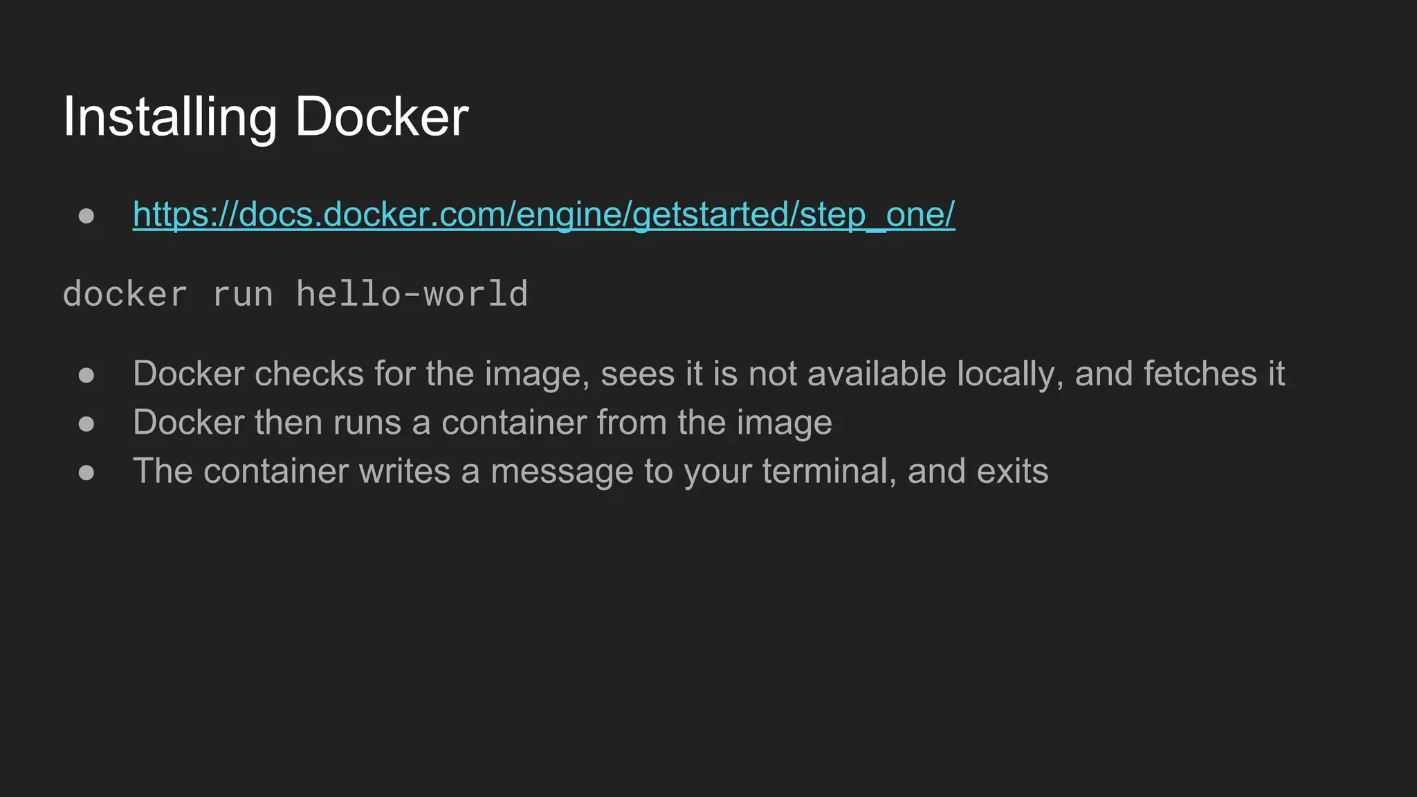 Docker presentation | PPT