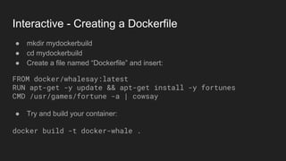 Docker presentation | PPT