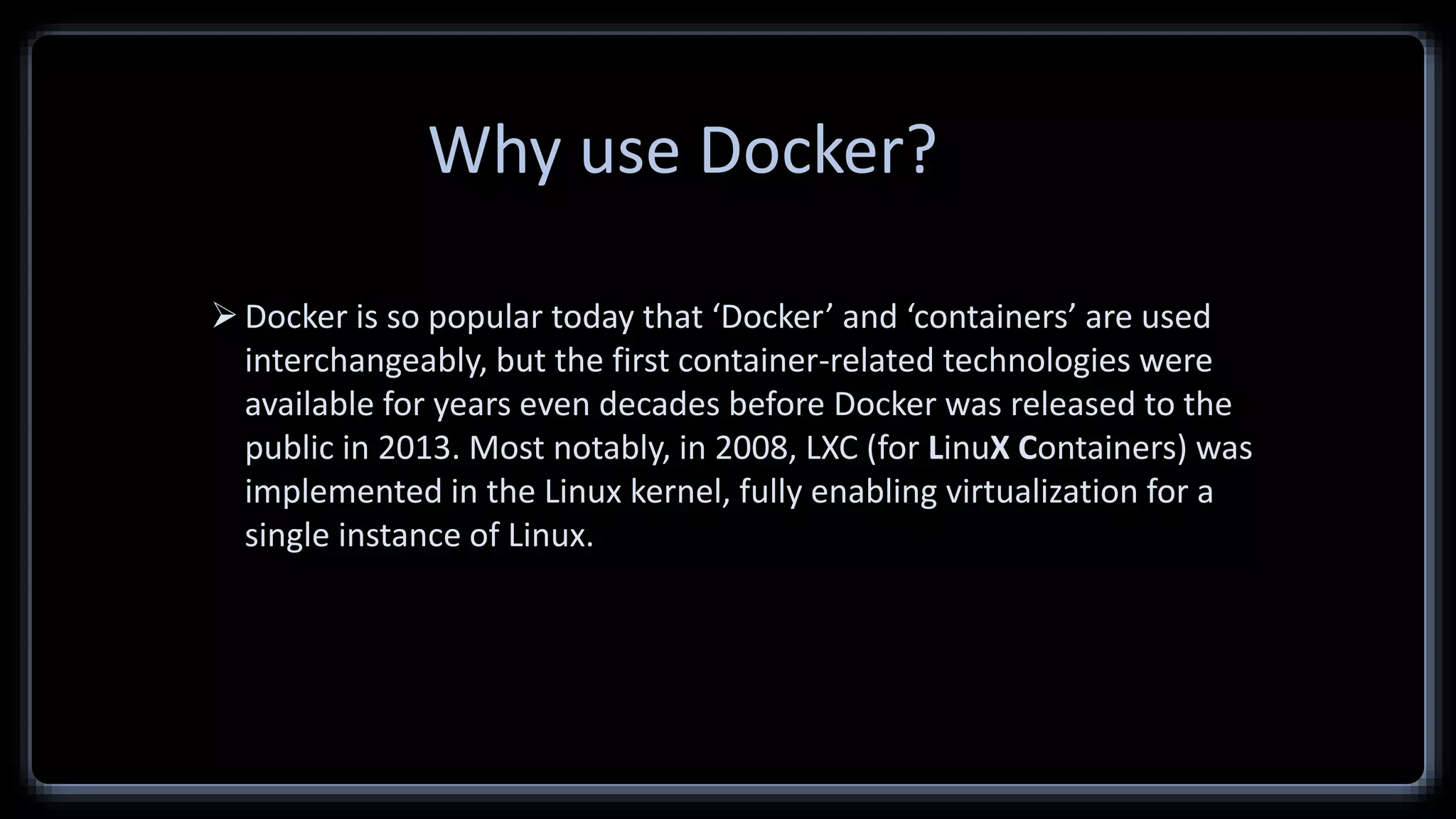 Docker Presentation Ppt
