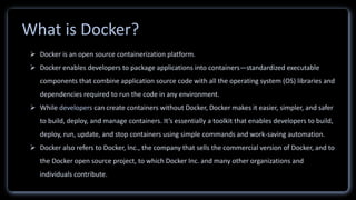 Docker presentation | PPT