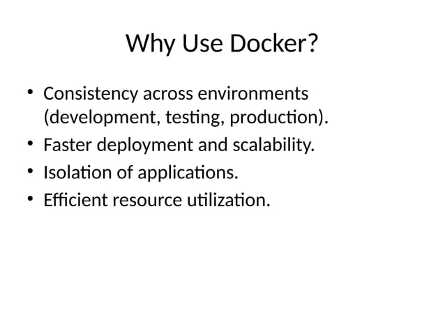 Introduction: Basic Installation Docker Container | PPTX