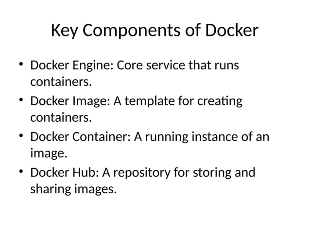 Introduction: Basic Installation Docker Container | PPTX