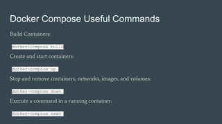Docking with Docker | PPT