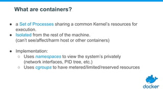 Docker 101 : Introduction to Docker and Containers | PPTX