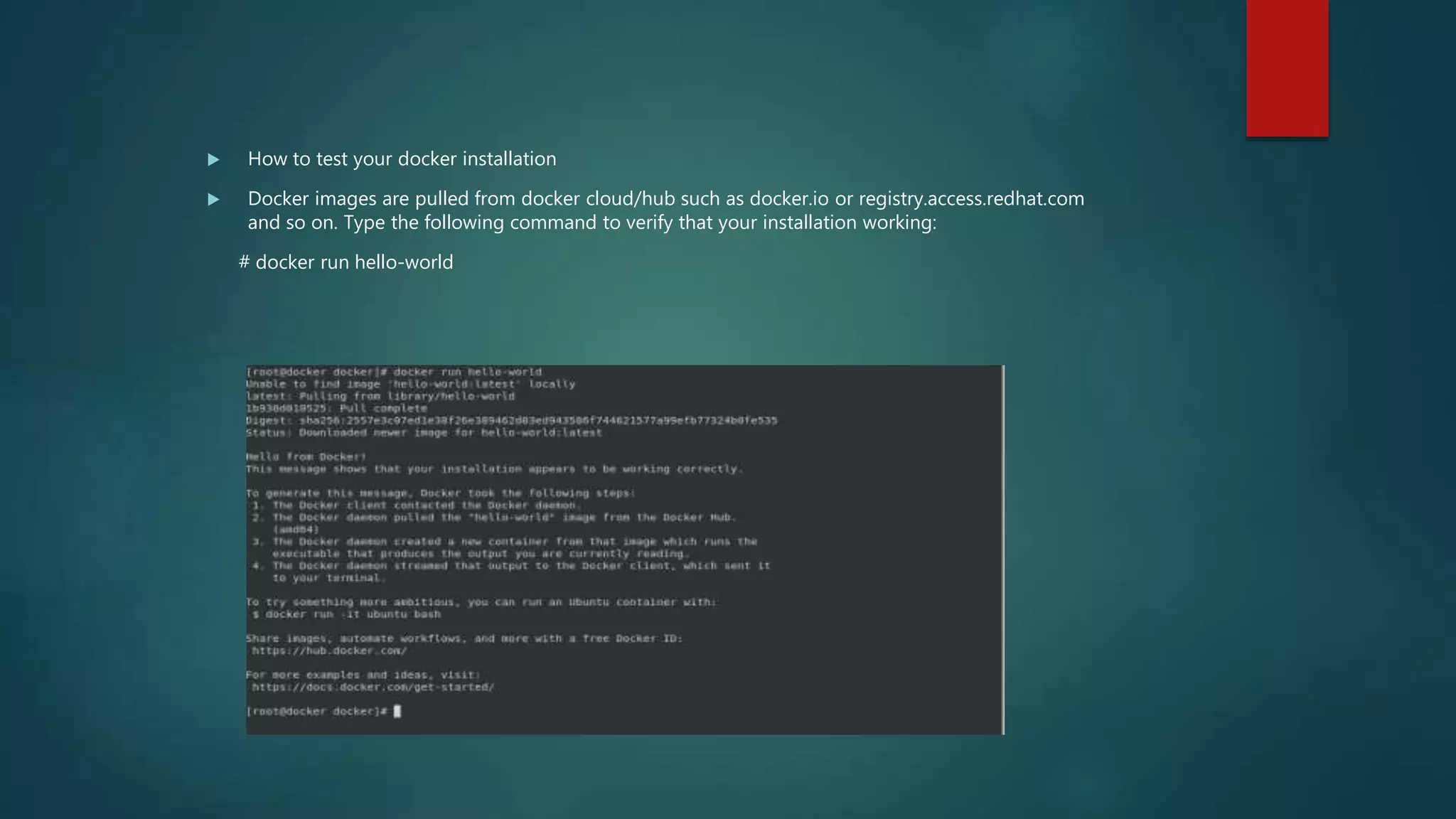 Dockers and containers basics | PPTX