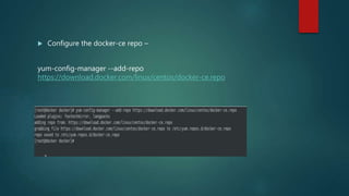 Dockers and containers basics | PPTX