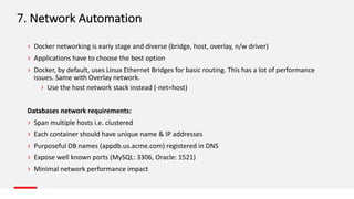Database Containerization Platform Checklist | PPT