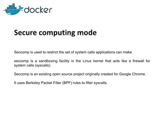 Docker Security Paradigm | PPT