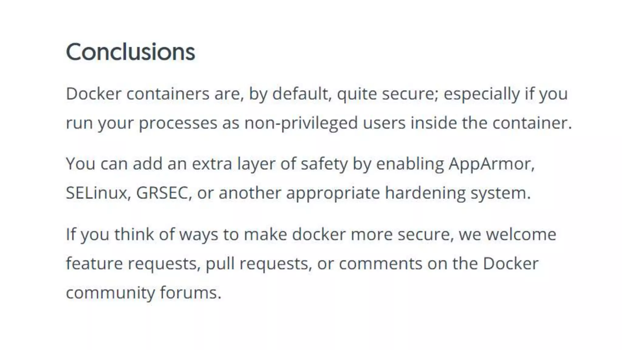 Docker security | PPTX