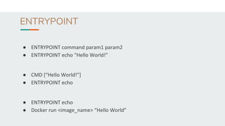 Docker session III: Dockerfile | PPTX
