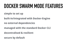 Docker swarm reloaded | PDF