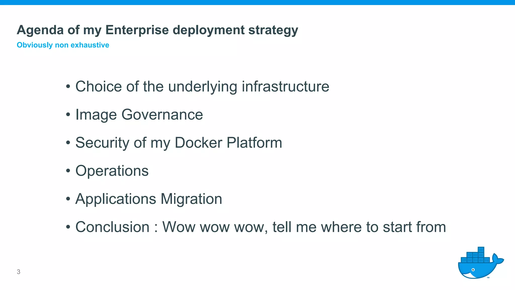 Strategy, planning and governance for enterprise deployments of ...
