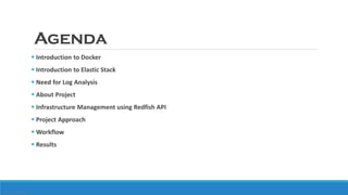 Collabnix Online Webinar: Integrated Log Analytics & Monitoring using Docker & Elastic Stack | PDF