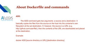 Docker @ Atlogys | PPT