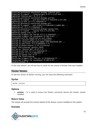 Docker tutorial | PDF