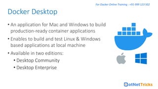 Introduction Docker and Kubernetes | Docker & Kubernetes Tutorial | Dot ...