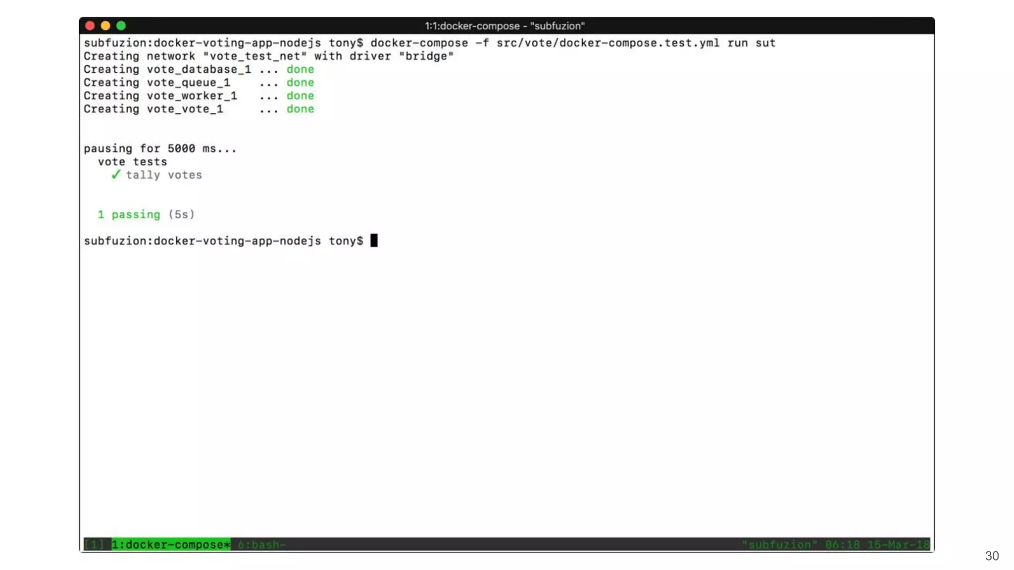 Docker Voting App Orientation | PPT