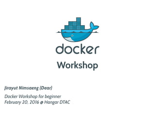 Docker Workshop for beginner | PDF