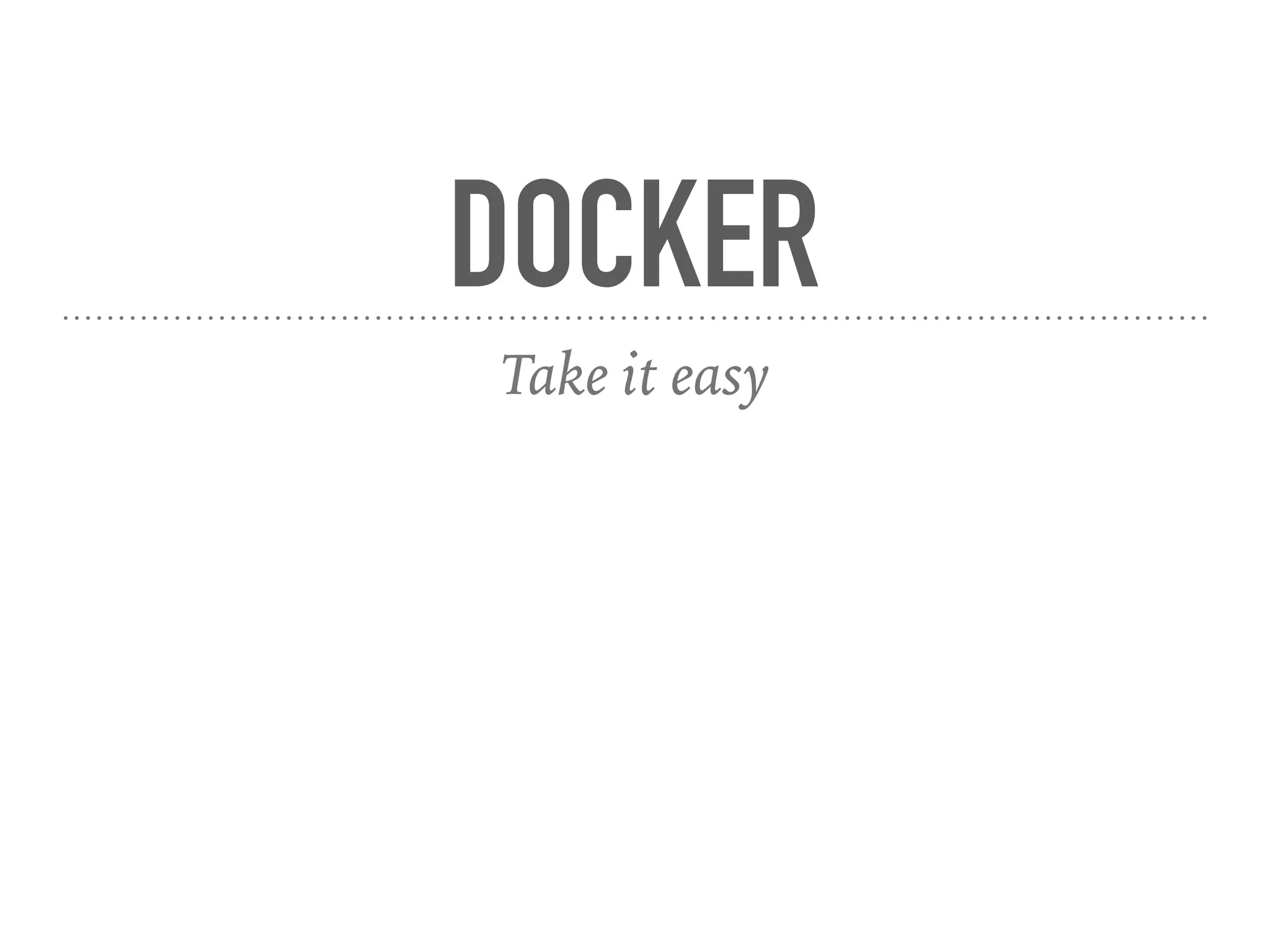 Docker workshop | PDF