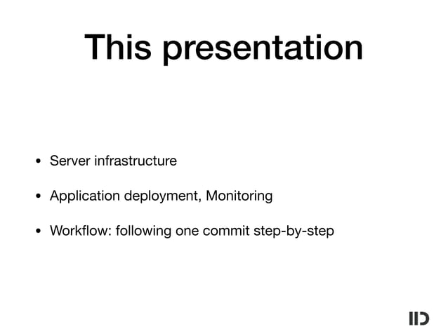 Docker and Pharo at ZWEIDENKER | PPT