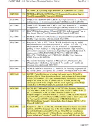 Docket sheet newsome v sla (0099) | PDF