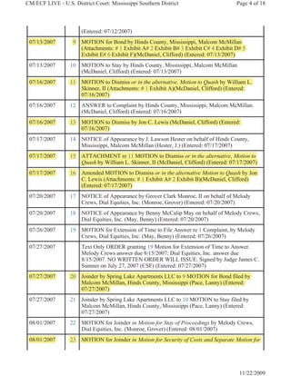 Docket sheet newsome v sla (0099) | PDF