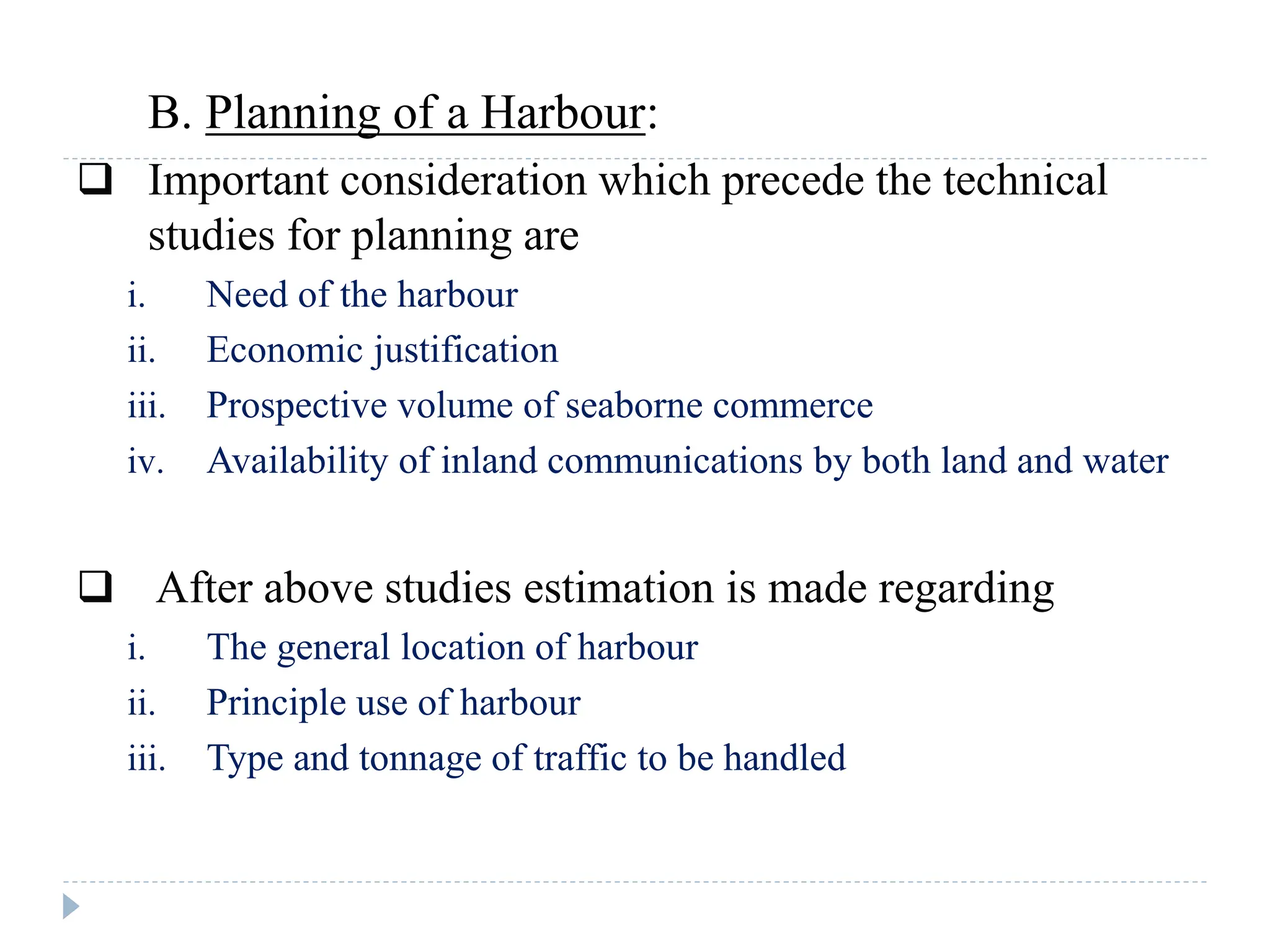 Dock, harbour, and port terminal Design. | PDF