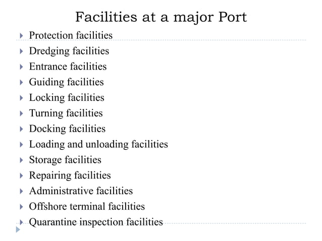 Dock, harbour, and port terminal Design. | PDF