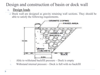 Dock, harbour, and port terminal Design. | PDF