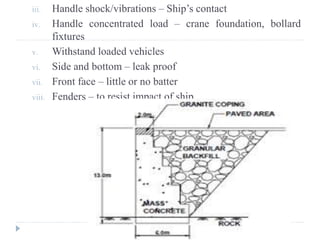 Dock, harbour, and port terminal Design. | PDF