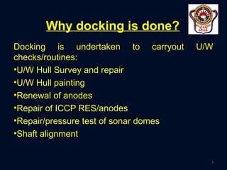 Docking and Risk Management - Ramesh Babu Reg No - 423206939007 (1).ppt