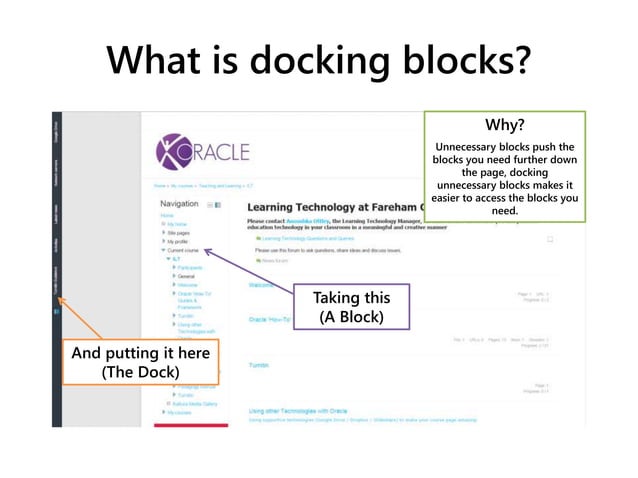 Docking blocks | PPTX