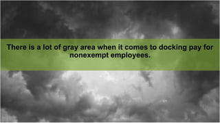 Rules for Docking Employee Pay | PDF