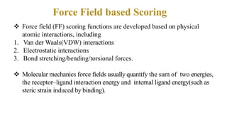 Docking Score Functions | PPTX