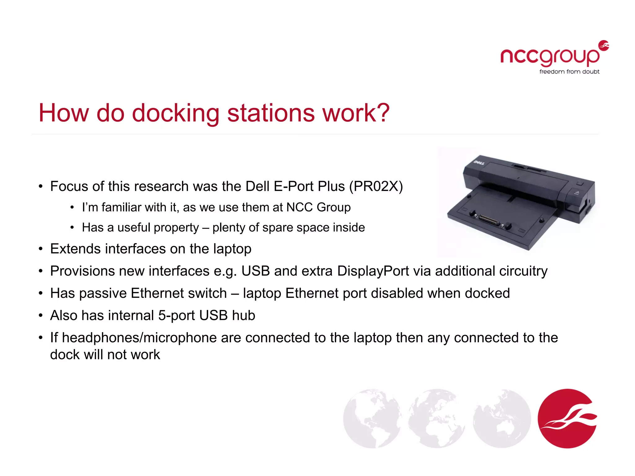 Docking stations andy_davis_ncc_group_slides | PDF