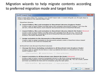 File Share to SharePoint Migration solution | PPT