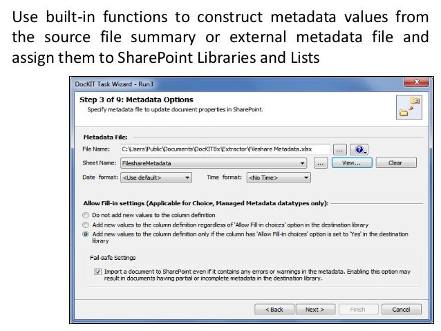 File Share to SharePoint Migration solution