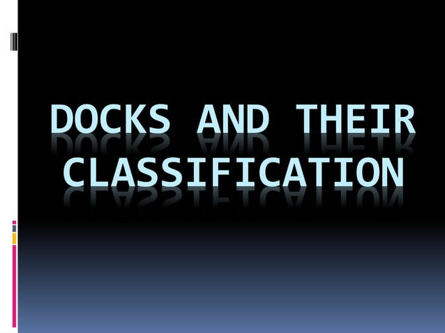 Docks and their classification | PPTX | Cruises | Travel Type