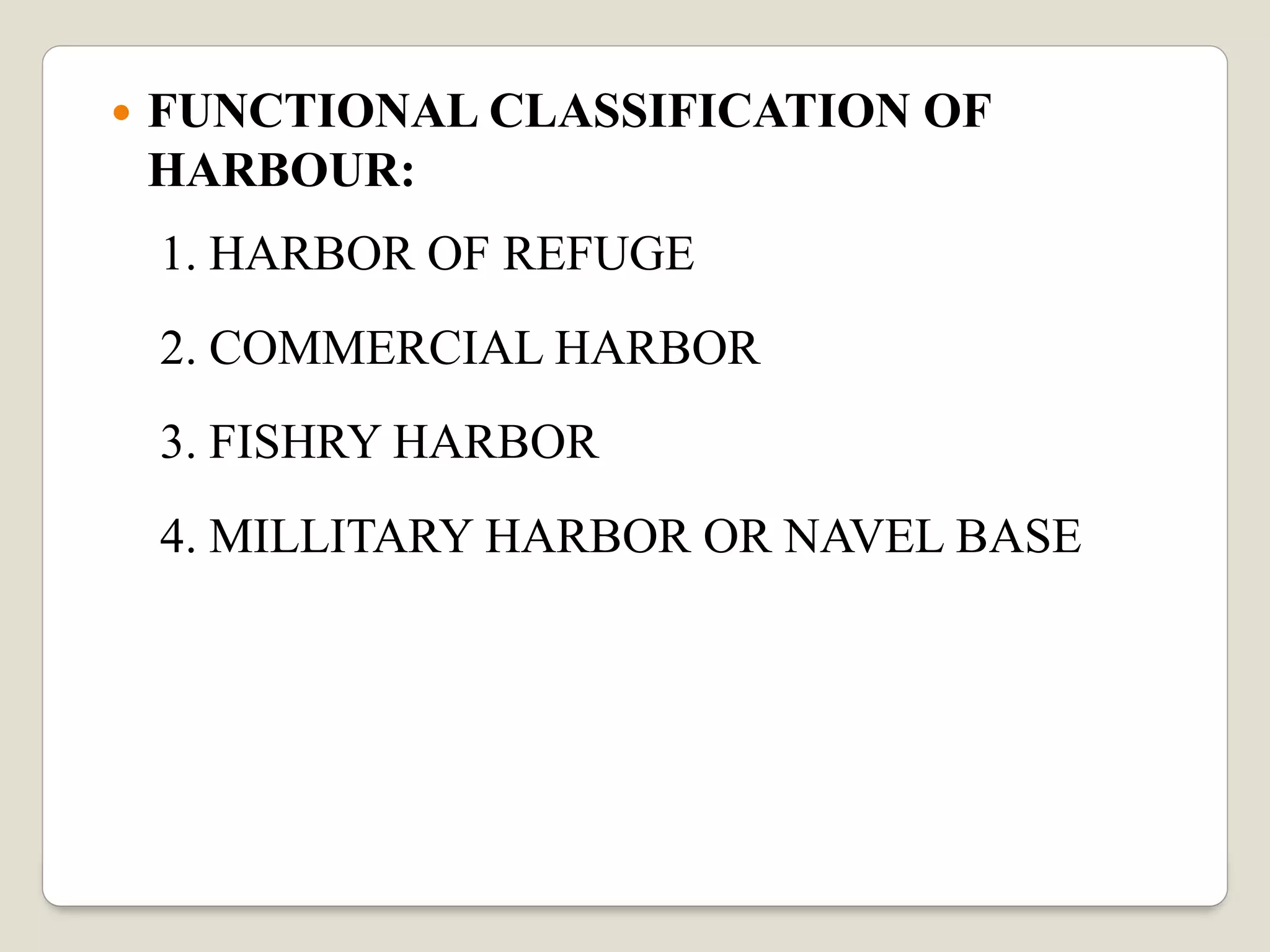 Docks, Harbour and Ports | PDF