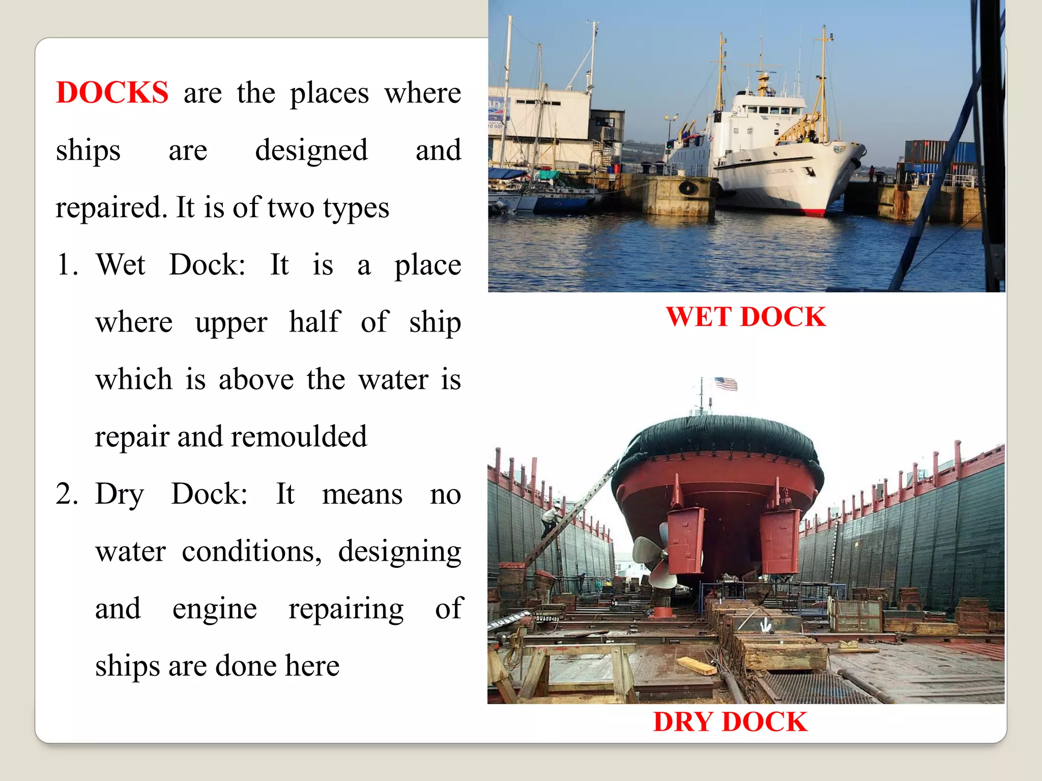 Docks, Harbour and Ports | PDF