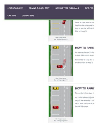 HOW TO PARK A CAR | PDF